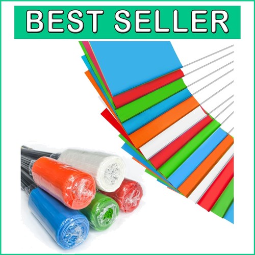 Vibrant 500 Pack Marking Flags - 5 Colors for Lawn, Garden & Survey ...