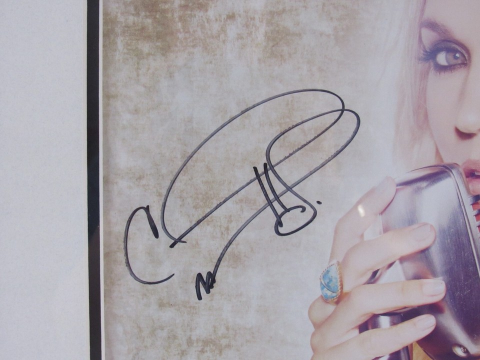 Carrie Underwood Framed Signed 31 x 24 Autographed Tour Program Display ...