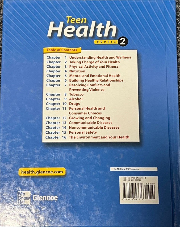 Teen Health Course 2 - Glencoe Teen Health Textbook - McGraw Hill Teen ...