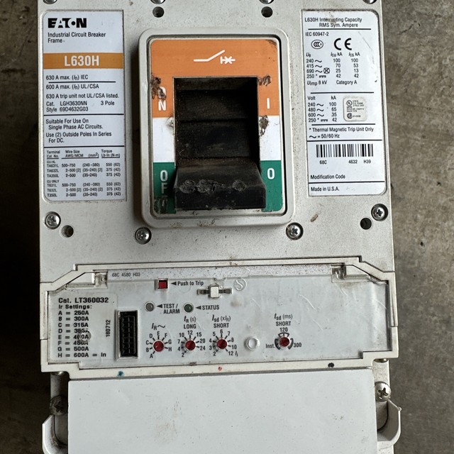 Eaton L630H 600a Circuit Breaker for sale online | eBay
