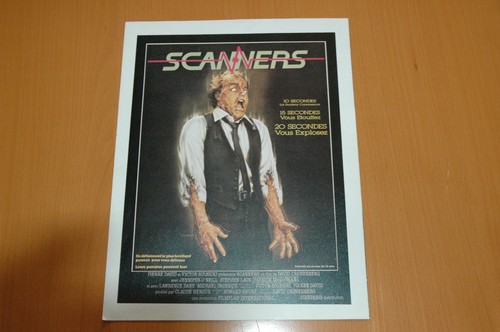 STEPHEN LACK JENNIFER O'NEILL DAVID CRONENBERG SCANNERS 1981 RARE ...