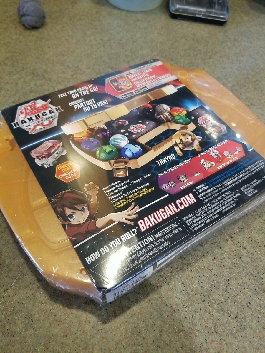 Toy Organization Case Bakugan Baku-Storage Case Gold - Collectible ...