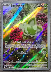 Sprigatito 2023 Scarlet & Violet: Paldea Evolved #196/193 Illustration ...