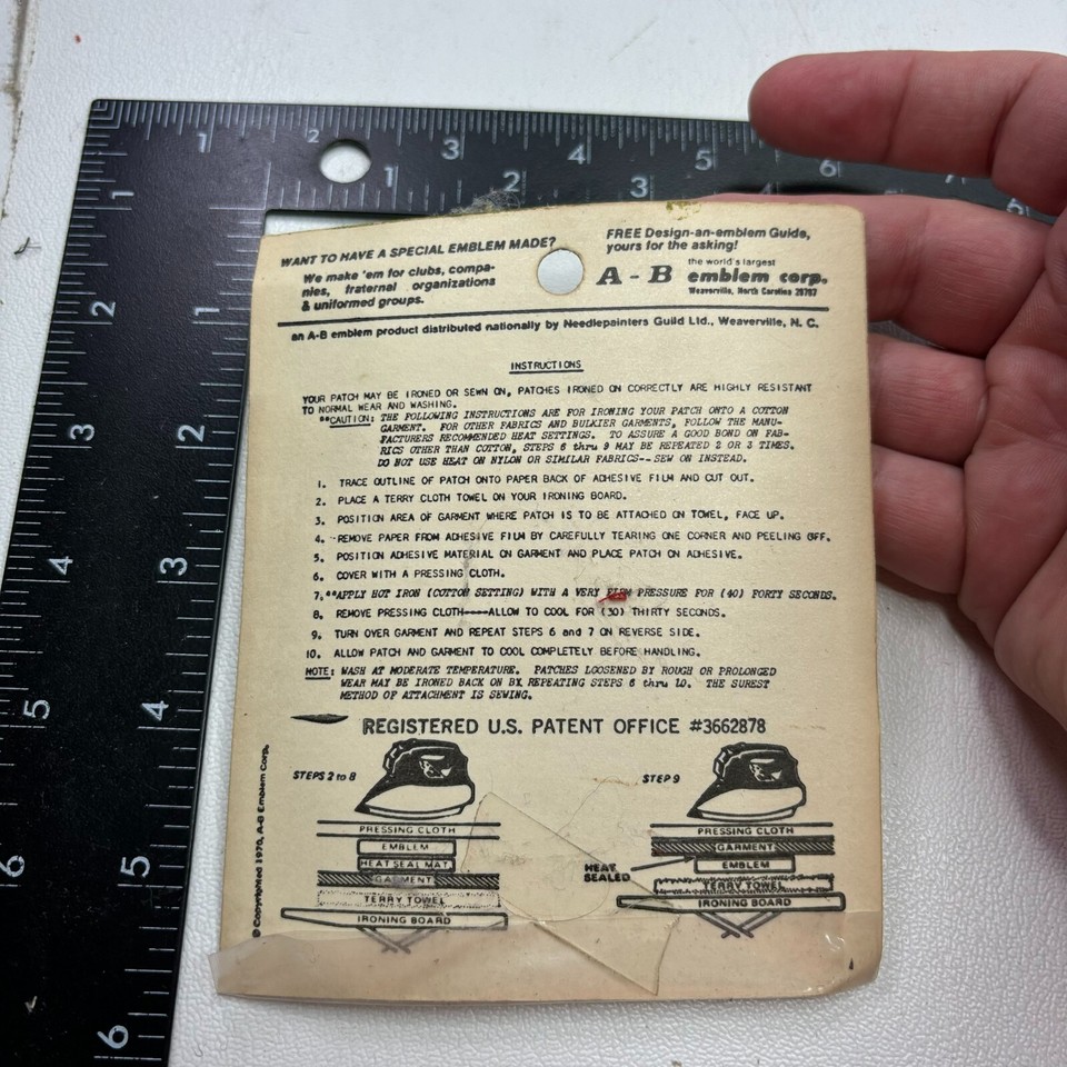 Vintage c 1980s A-B EMBLEM IN PACKAGE BMC BRITISH MOTOR CORP Car Auto ...