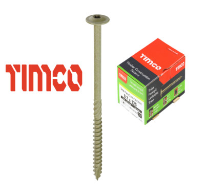 WAFER HEAD LANDSCAPE WOOD SCREWS TIMBER FIX SLEEPER DECKING JOINING ...