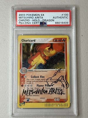 Charizard EX Dragon 100/97 Secret Rare Holo 2003 Pokemon Card Mitsuhiro ...