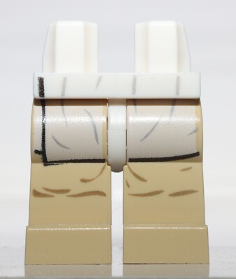 Lego Star Wars Minifig White Hips Tan Legs with White Leggings Luke ...