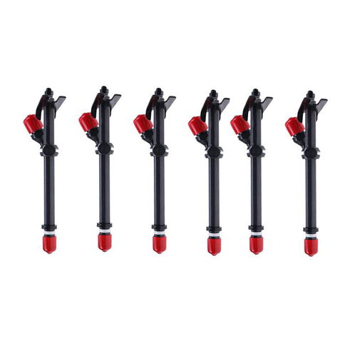 6 PCS Fuel Injector AR89564 for John Deere 450C 450D 450G 350 1020 2020 ...