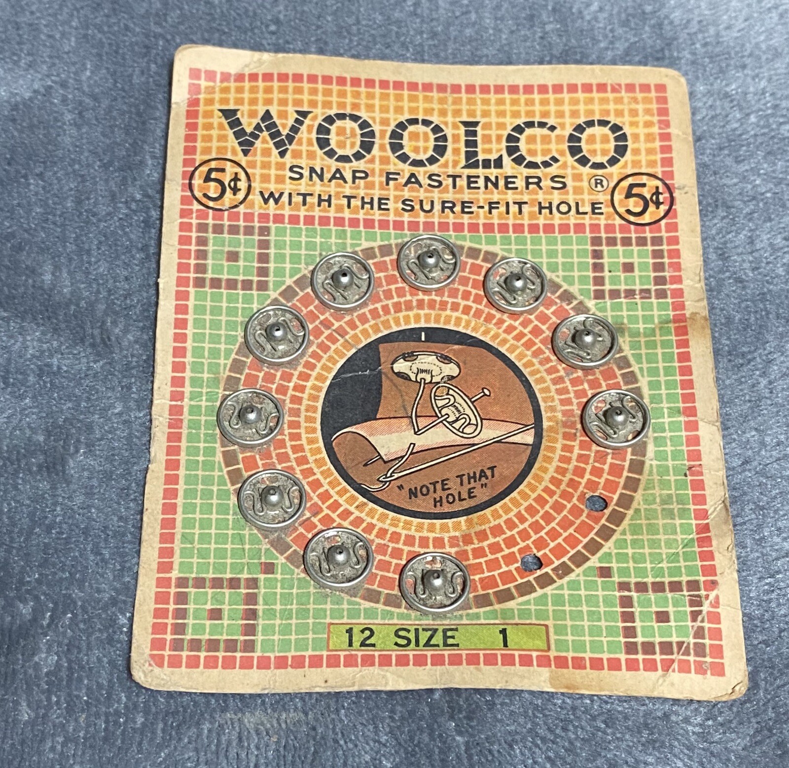 Vintage Woolco Snap Fasteners (Circa 1930) | eBay