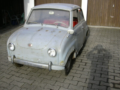 Glas Goggomobil Goggo Bj. 1957, erste Zullasung 1969. | eBay