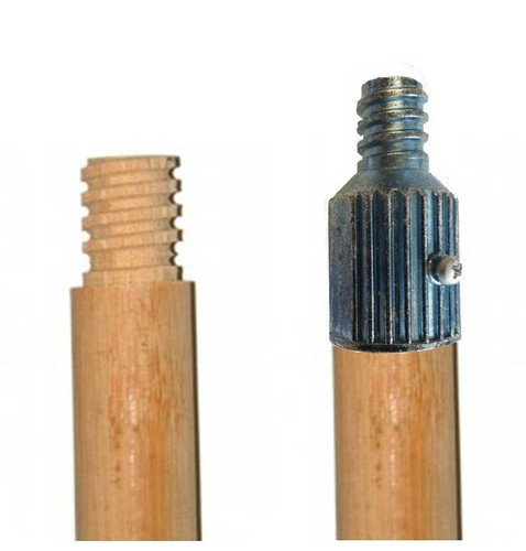 BROOM HANDLE ADAPTERS - (1") METAL ADAPTERS - HANDLE EXTENSIONS - (4 ...