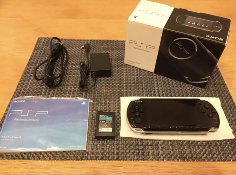 PSP-3000 SONY PSP Playstation Portable Console Accessory Complete Used ...