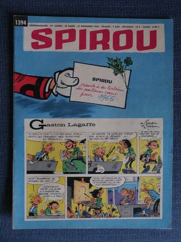 SPIROU N°1394 + Mini Récit - 31 Décembre 1964 - Bon État | eBay