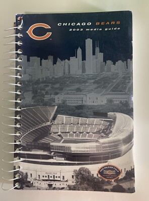 2003 Chicago Bears Media Guide | eBay