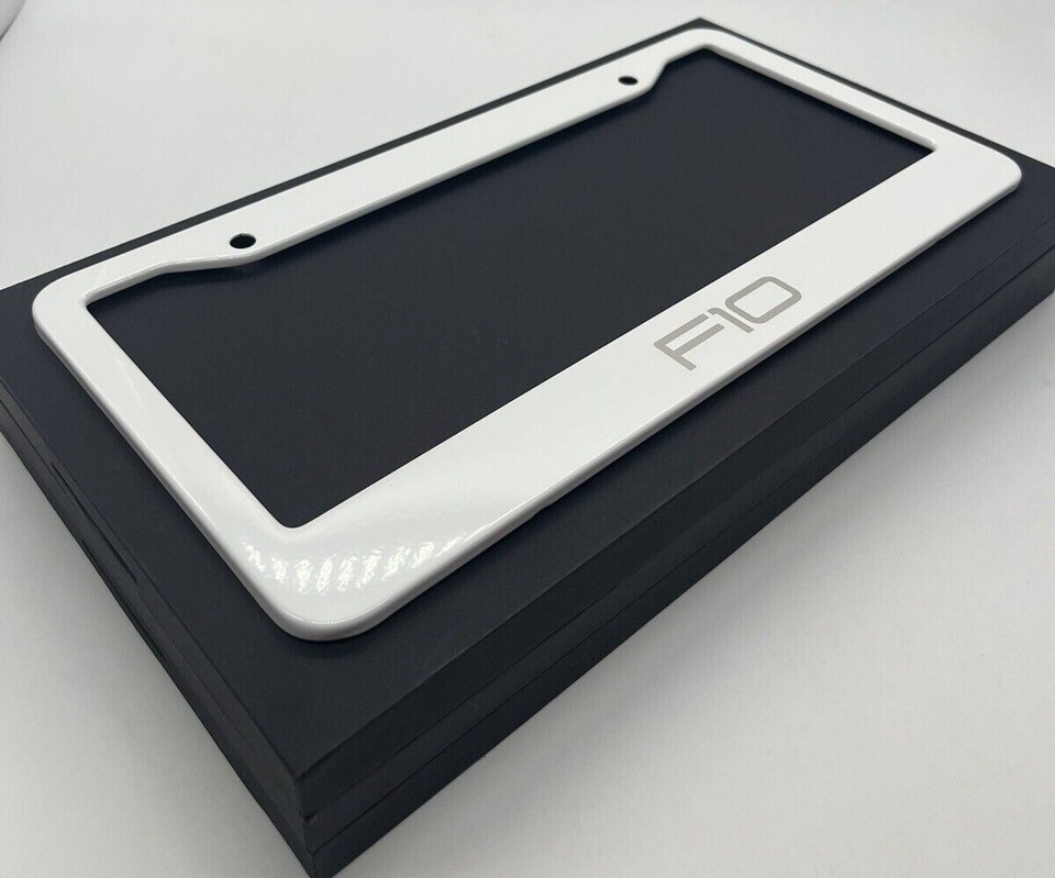 BMW M5, F10, M Series Pearl White Laser Engraved License Plate Frame | eBay