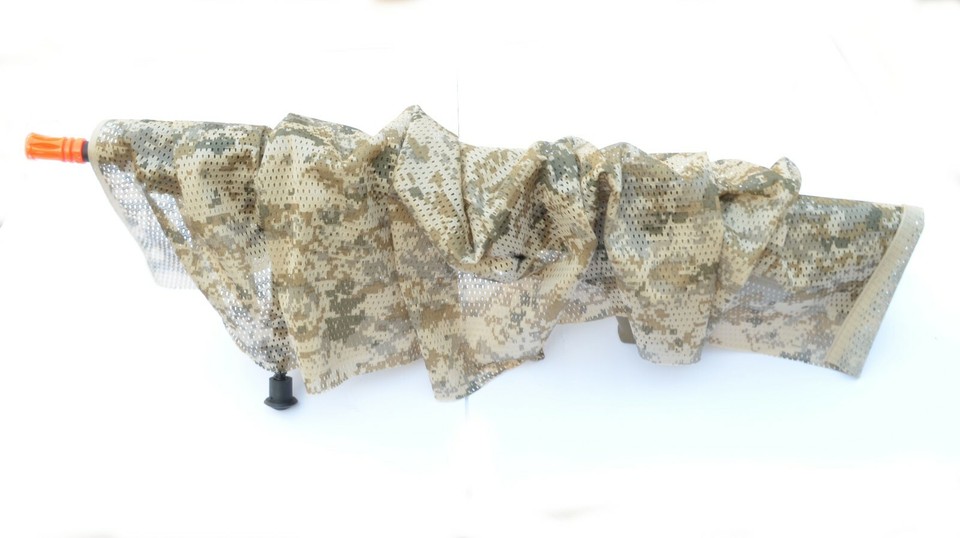 Camouflage Rifle Sniper Veil Netting Mesh Gun Wrap Material - Camo ...