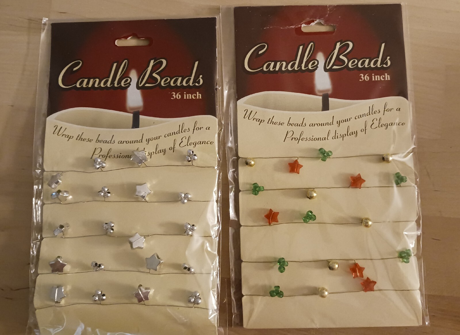 Candle Beads Set Of 2 Packages | eBay