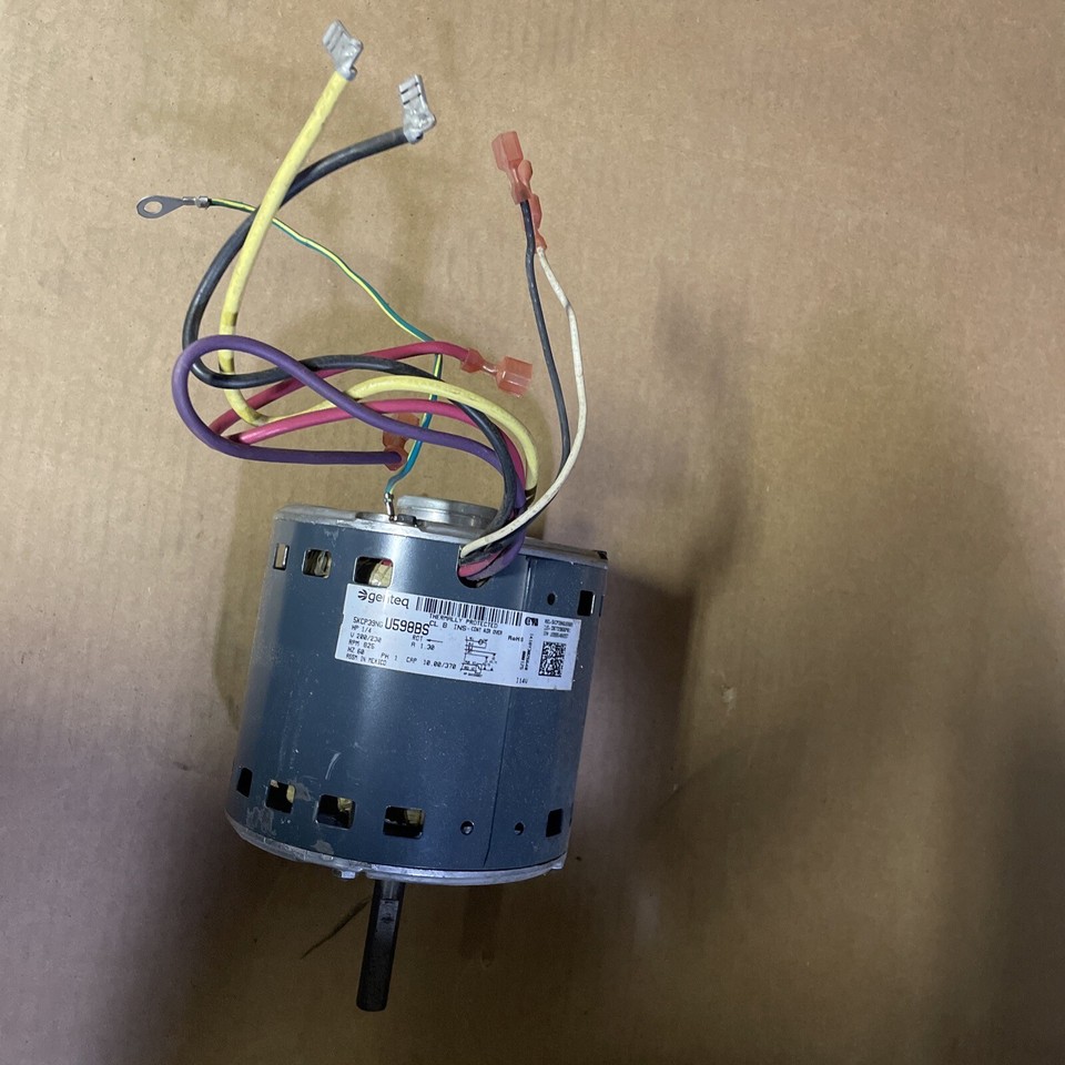 New Genuine Trane Genteq 5KCP39NG U598BS 1/4HP 200/230V 825RPM 1PH ...