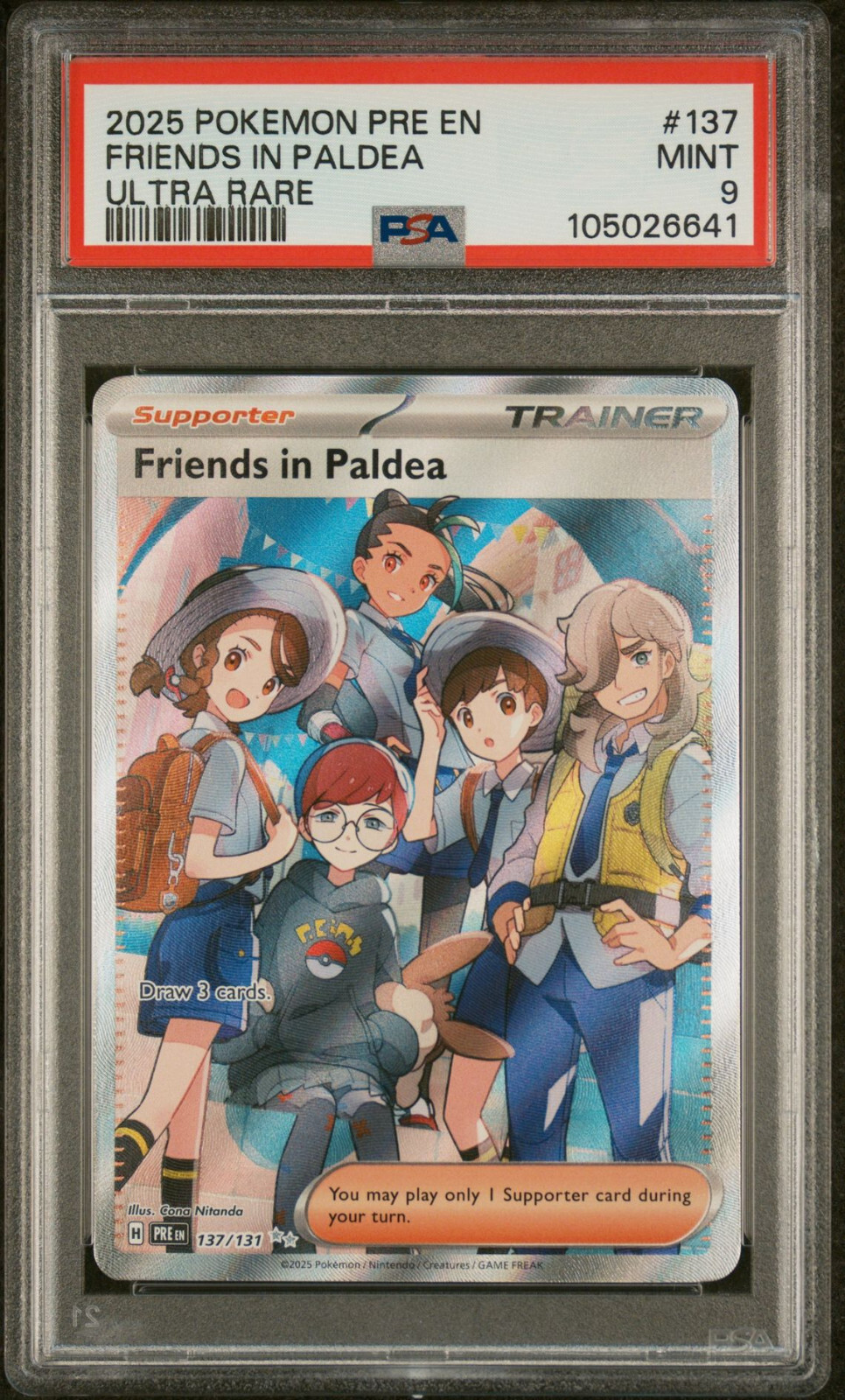 Friends in Paldea 2025 Scarlet & Violet: Prismatic Evolutions #137/131 ...