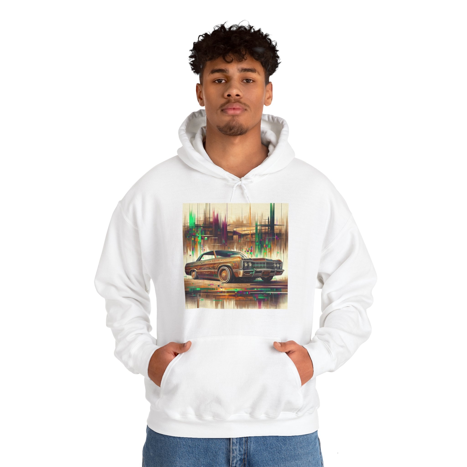 Adult Hoodie Sweatshirt Cholo Chicano Gangster Chill Vibes Low Rider ...