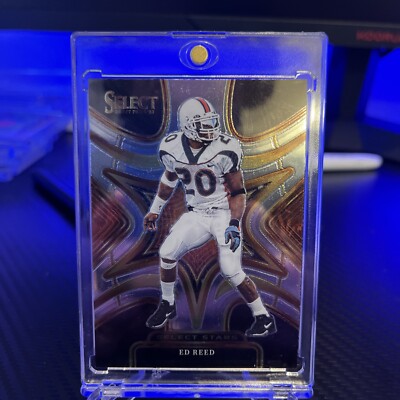 Ed Reed (Miami Hurricanes/HOF) - 2023 Panini Select Draft Select Stars ...