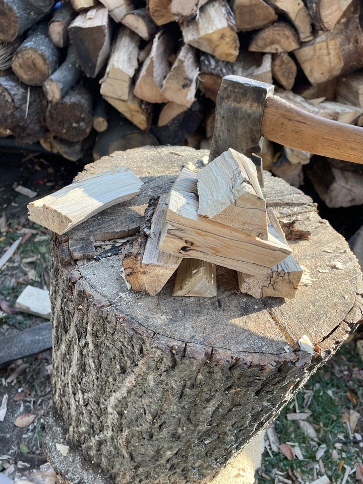 Mini Firewood 5'' Mix Species 100+pieces Kiln Dried Fits Solo Stove ...