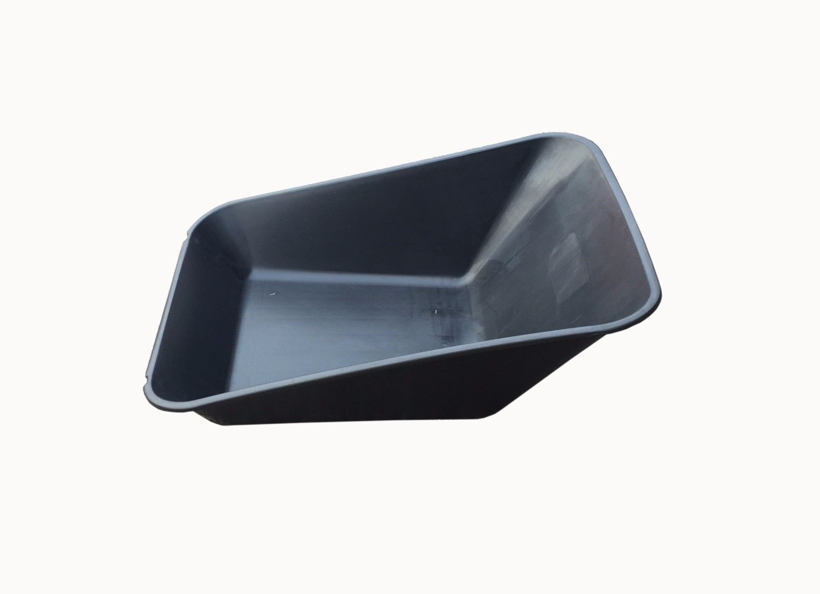BLACK WHEEL BARROW REPLACEMENT PLASTIC BODY 85 LITRE/ NO HOLES MADE IN ...