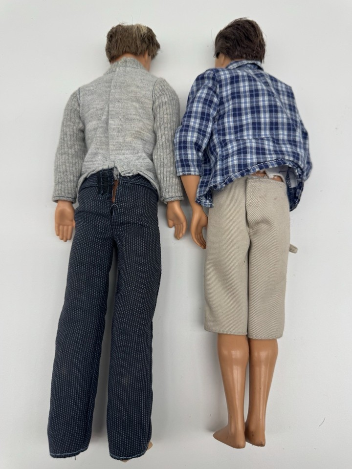 Mattel Barbie Ken Doll Lot of 2 Fashion Fever Ken & Happy Family Alan ...