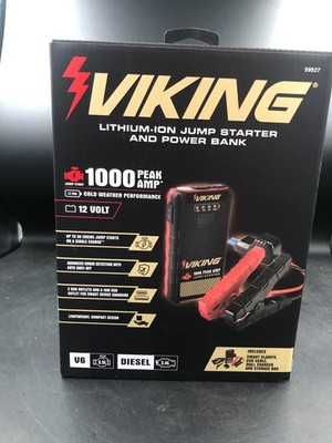 VIKING Lithium-Ion Jump Starter & Power Bank #59527 *Brand New | eBay