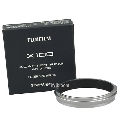New FUJIFILM AR-X100 Adapter Ring -SILVER for X100V X100F X100T X100S ...