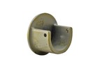 2 Metal 28mm Curtain Pole Recess Wall Bracket Black Chrome Brass Satin ...