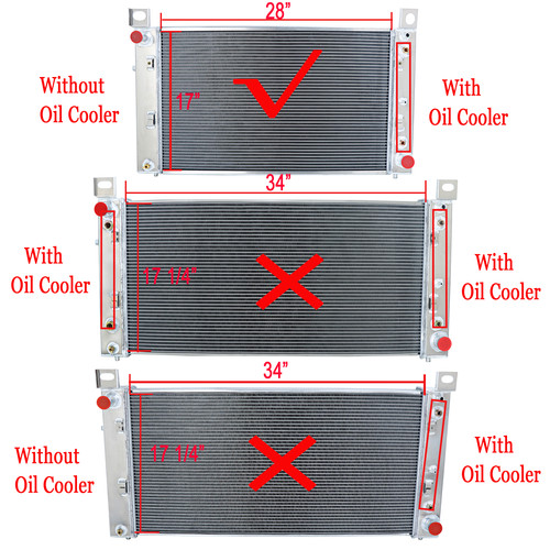DPI2334 2 Row Radiator For 99-13 Chevy Silverado GMC Sierra 1500 2500 ...