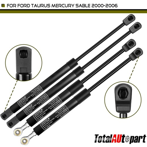 4x Hood+Rear Window Lift Support Shock Strut for Ford Taurus Mercury ...