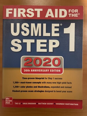 USMLE First Aid Step 1 2020 in English LIKE NEW | eBay
