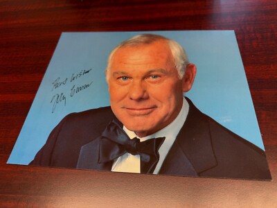 Johnny Carson Authentic Autographed 8x10 Photo | eBay