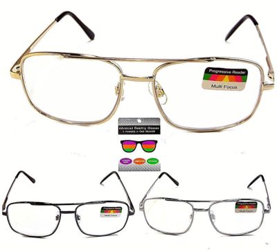 Rectangle Aviator Spring Hinge Computer Reading Reader Progressive ...