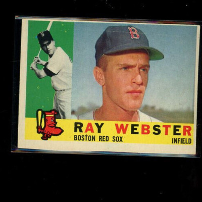 1960 Topps #452 Ray Webster Boston Red Sox | eBay