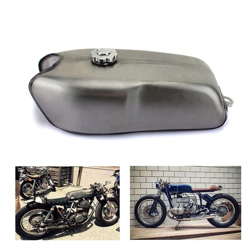 9L 2.4Gal Universal Cafe Racer Gas Fuel Tank for YAMAHA RD350 RD400 for ...