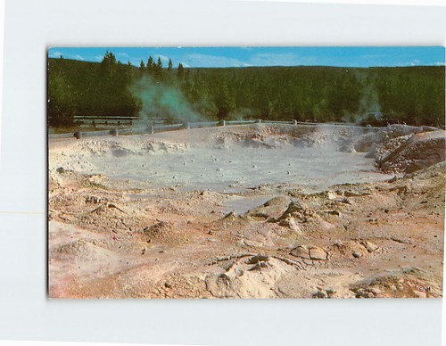 Postcard Fountain Paint Pot Lower Geyser Basin Yellowstone National ...