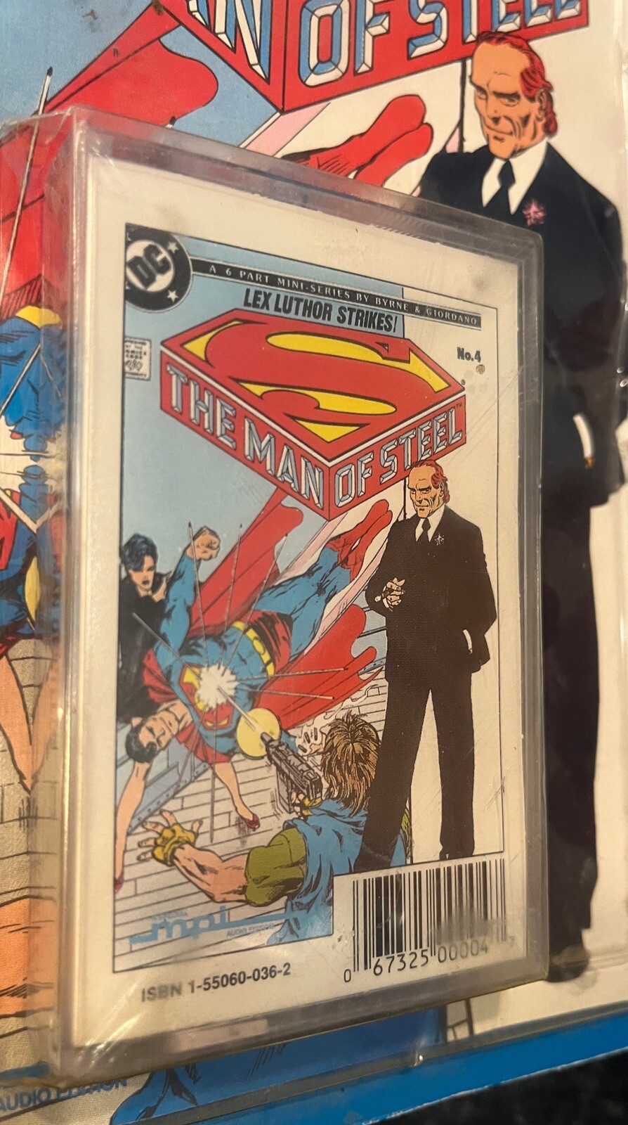 RARE 1989 DC Comics Superman The Man Of Steel Cassette Tape No.4 IN ...