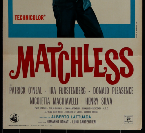 Matchless (1967) original Italian movie poster - Donald Pleasence - spy ...