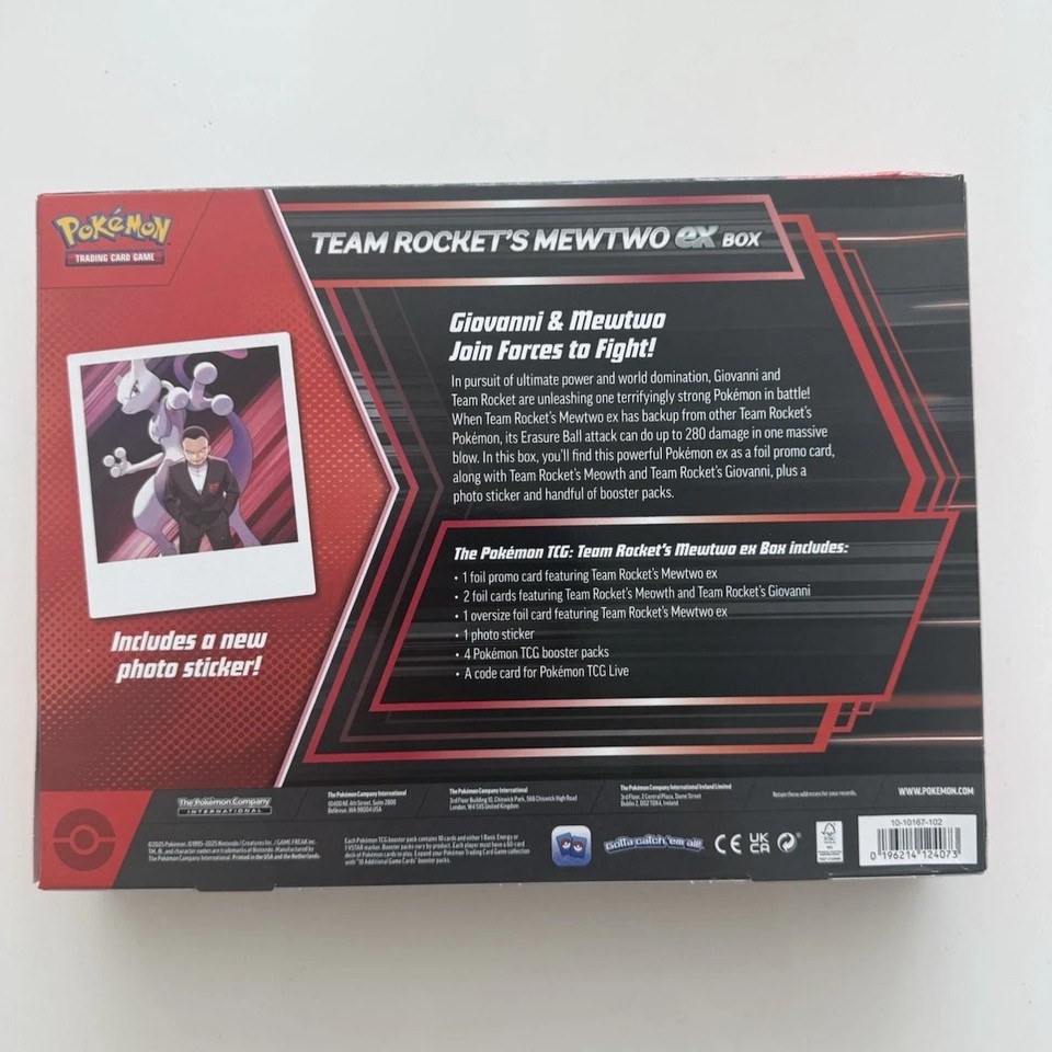 BRAND NEW FACTORY SEALED POKEMON TCG TEAM ROCKET'S MEWTWO EX BOX | eBay