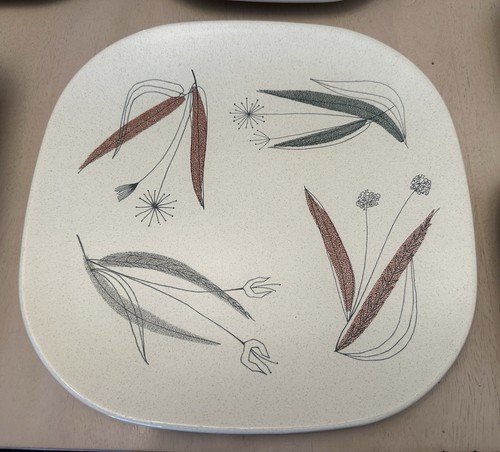 Franciscan Trio Earthenware 12-3/4” Large Square Serving Platter Dish ...