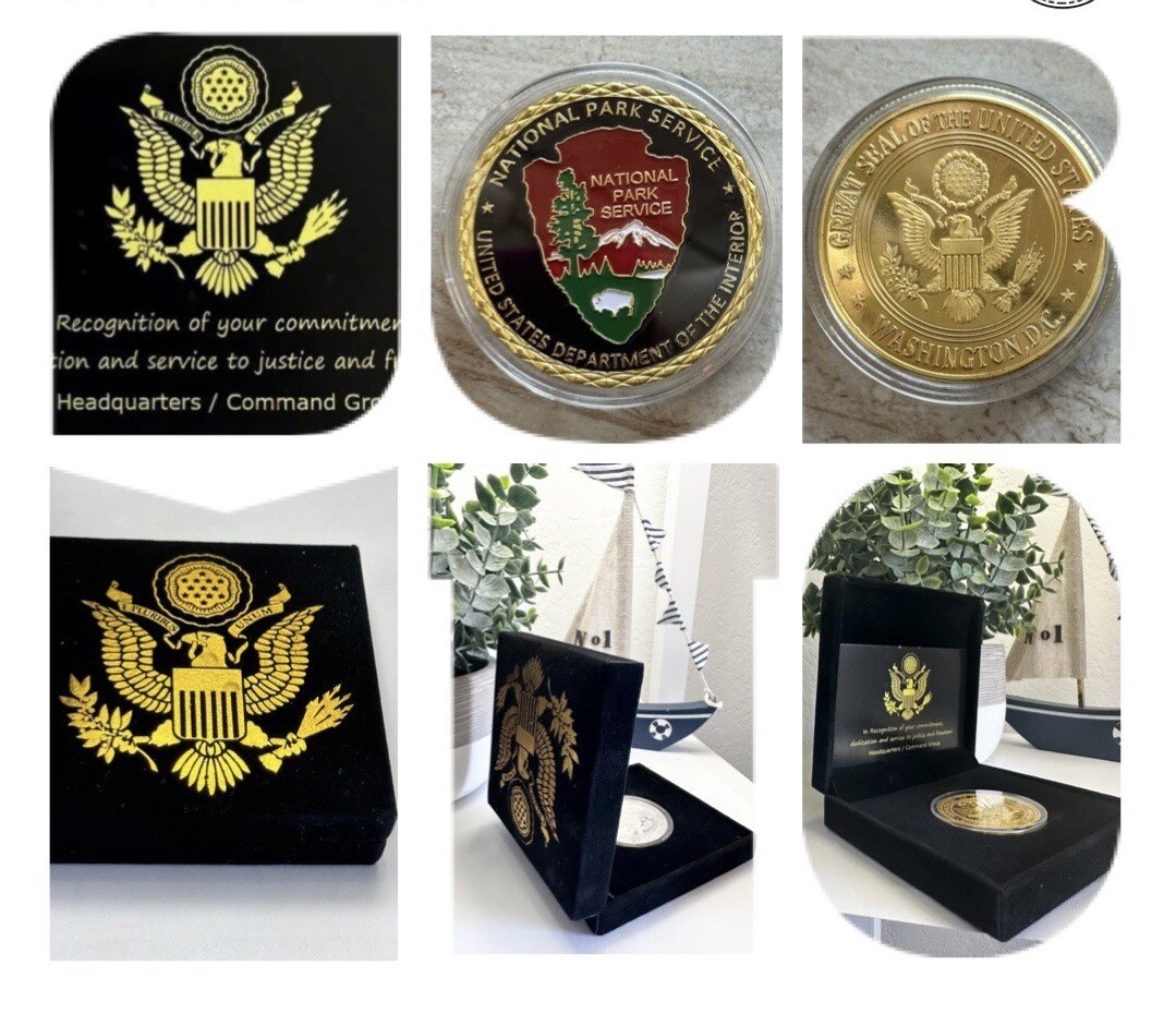 United States National Park Service Challenge Coin, New - Fast Shipping ...