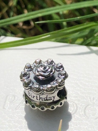 NEW Authentic Pandora Charm HAPPY BIRTHDAY CAKE 791289 RETIRED Free ...