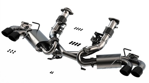 Borla 140839BC ATAK Cat-Back Exhaust for 20-25 Corvette C8/E-Ray 6.2L ...