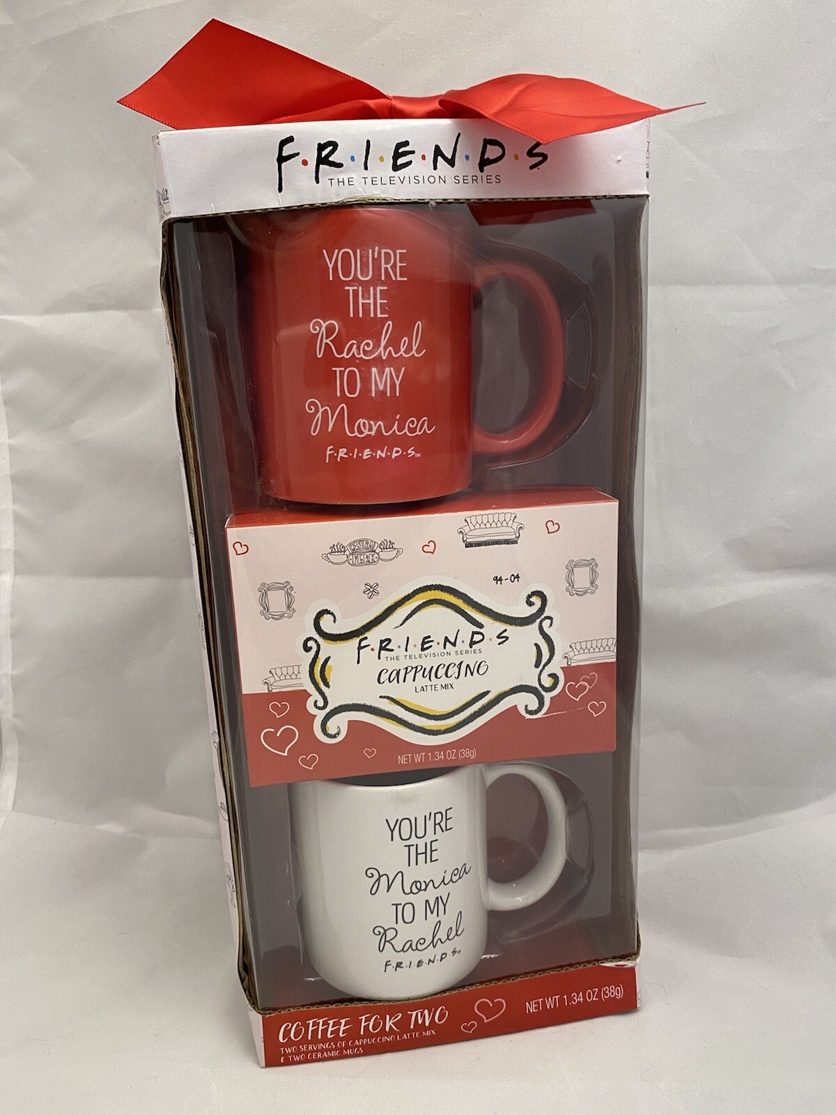 Friends Rachel & Monica Coffee Mug Set Cappuccino Latte Mix & Ceramic ...