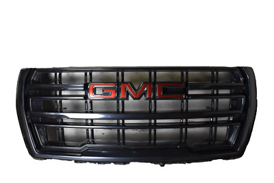 2021-2024 GMC Yukon XL Grille Front Upper Grill Black Chrome OEM ...
