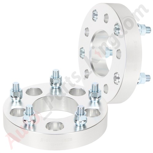 2p 1.25" Wheel Adapters 5x5 to 5x5.5" 1/2"x20 UNF For GMC Safari Buick ...