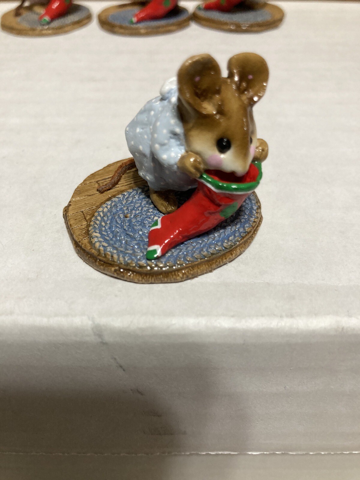 Wee Forest Folks M-142 Chris-Mouse Stocking by Annette Petersen | eBay